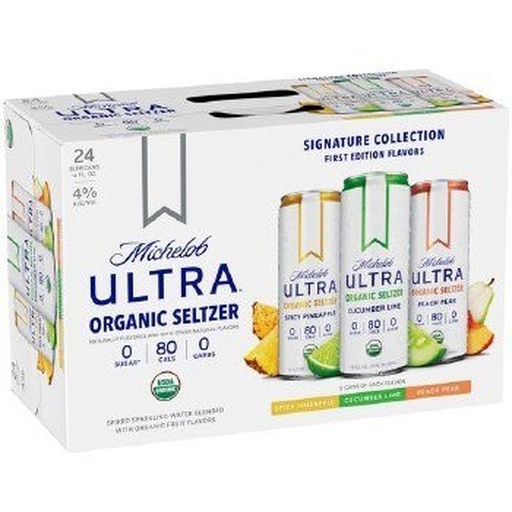 Mich Ultra Var Seltz 24pk 12 oz - Caesar's Spirits
