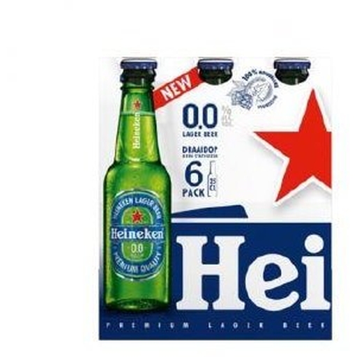 Heineken 0.0 Non Alcoholic 6 Pk Btls 12OZ - Chambers Wine & Liquor