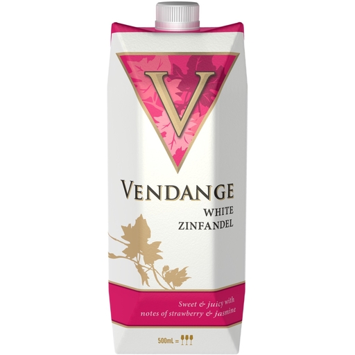 Vendange Box White Zinfandel 500ML - Chambers Wine & Liquor