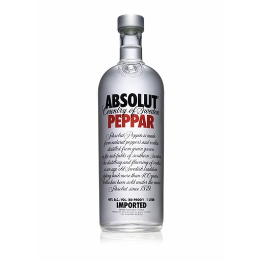Absolut Peppar Vodka 750ML - Chambers Wine & Liquor