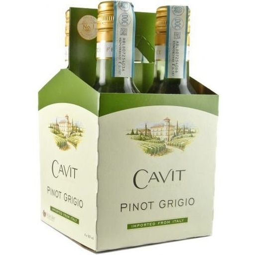 Cavit 4pk Pinot Grigio 187ML - Chambers Wine & Liquor