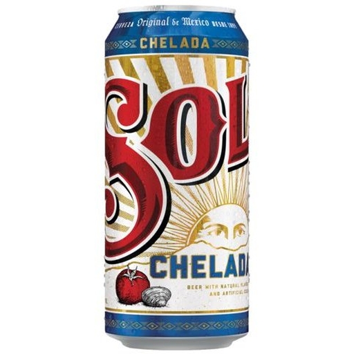 Sol Chelada 24oz Can 24 oz - Caesar's Spirits